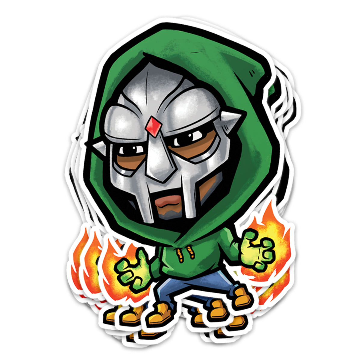M.F. DOOM | Sticker – 3D Printing by Muckychris