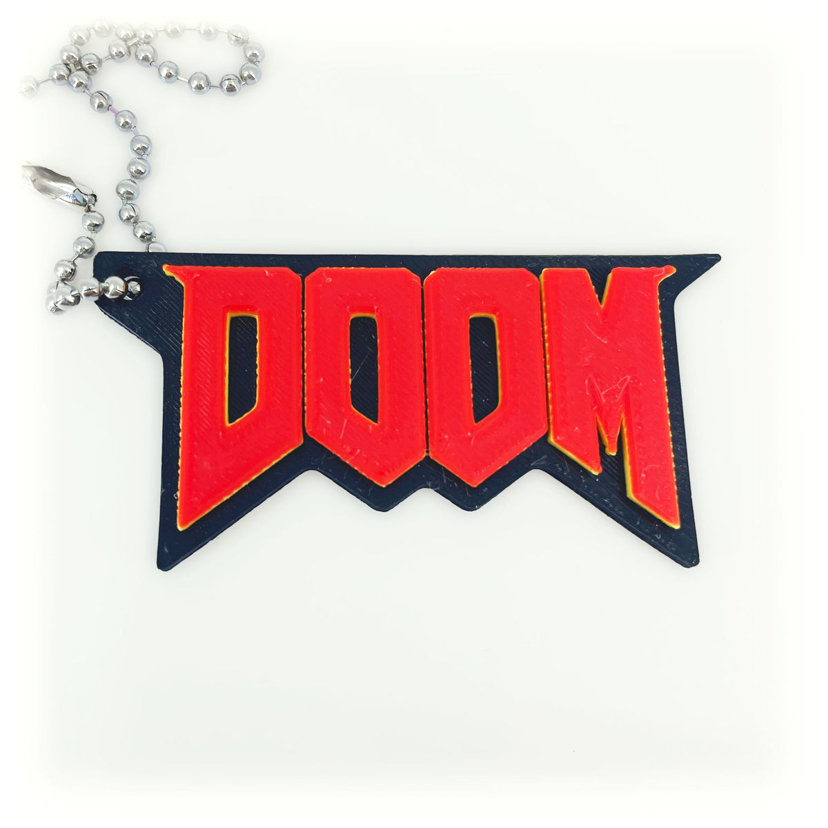 Doom Logo | Keychain – 3D Printing by Muckychris