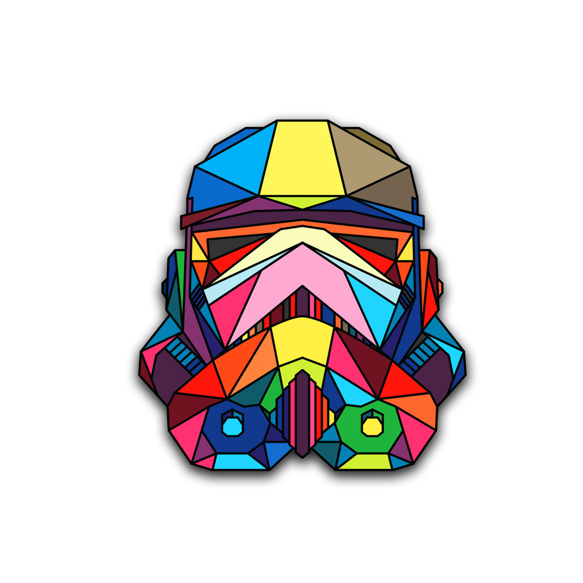 Star Wars | Geometric Style | Stormtrooper | Enamel Pin – 3D Printing ...