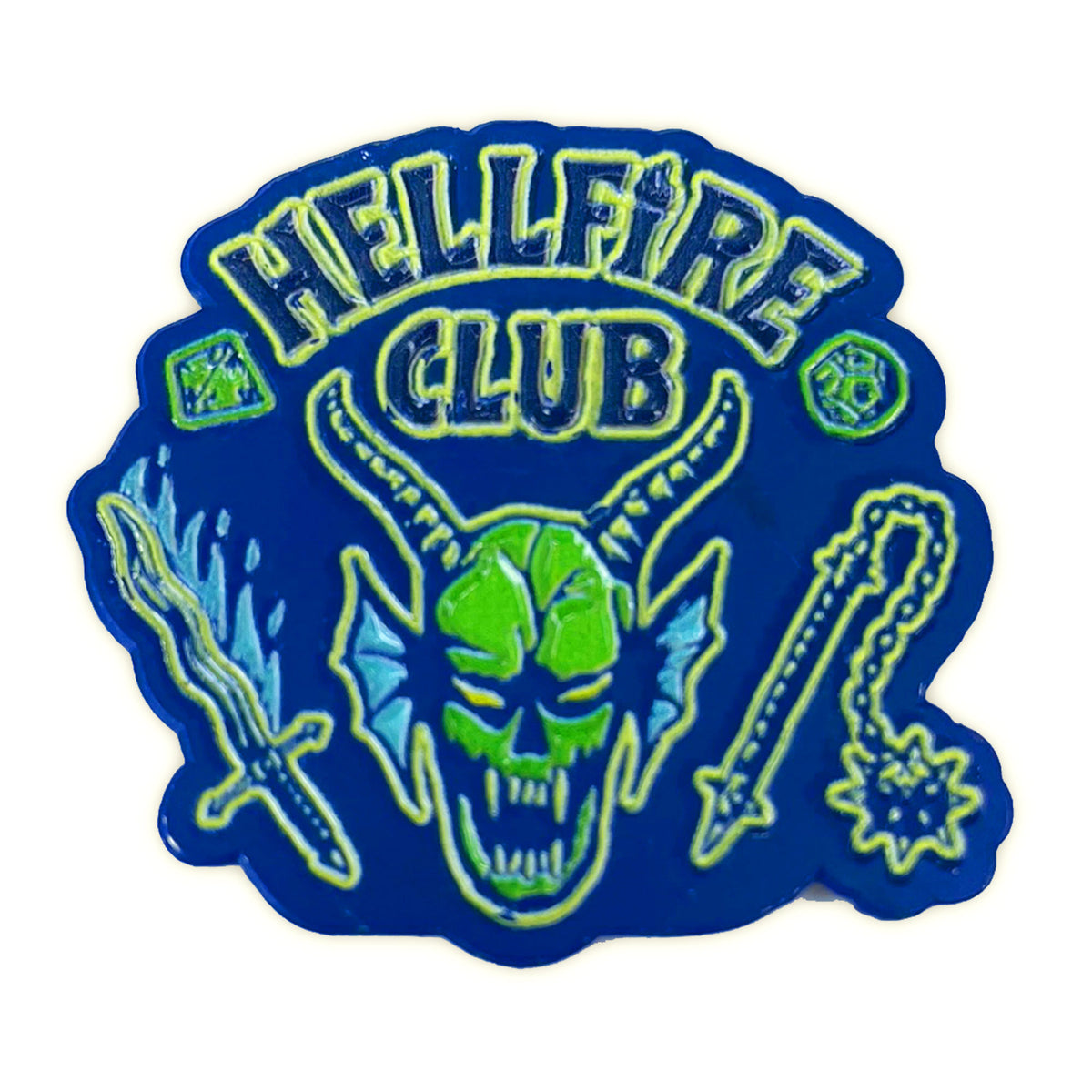 Stranger Things | Hellfire Club | 3 Versions | Enamel Pin – 3D Printing ...