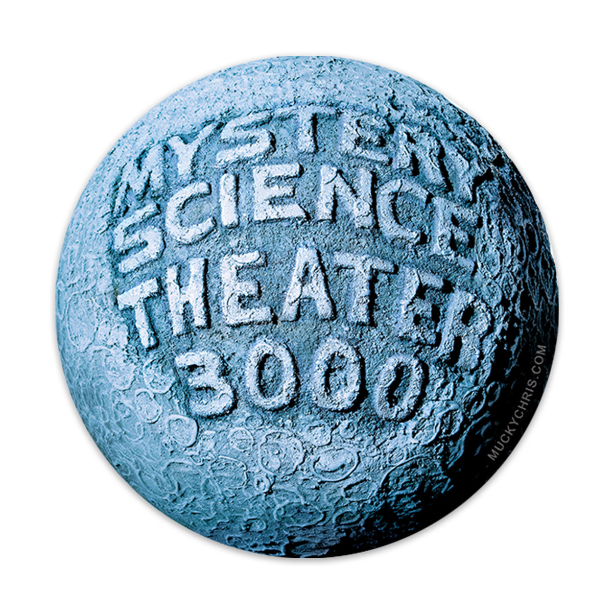 MST3K Moon Logo | Sticker – 3D Printing by Muckychris