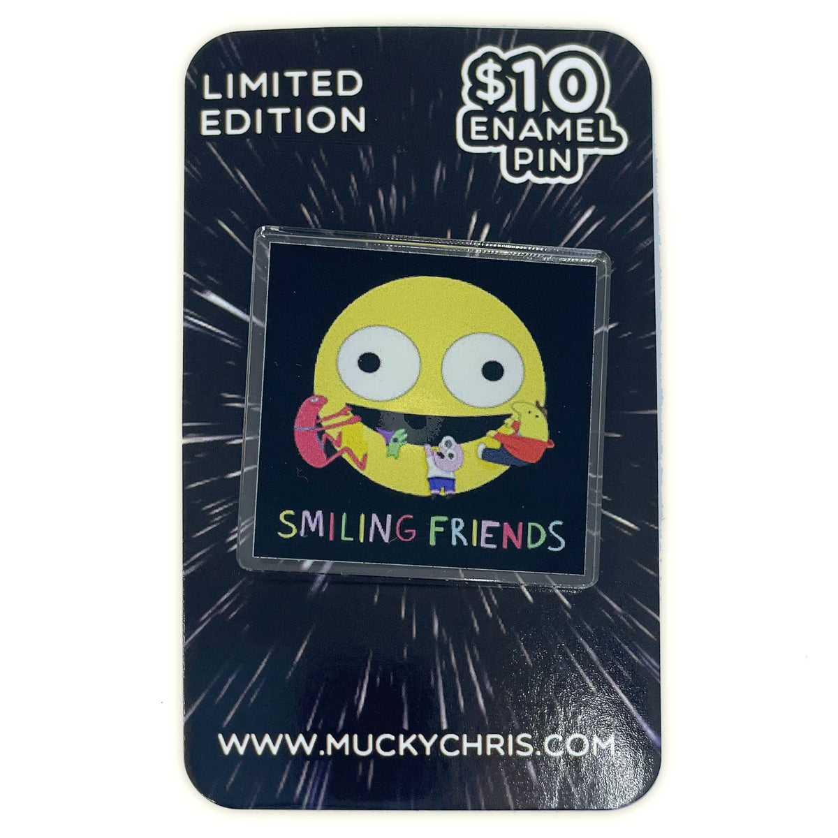 Smiling Friends | Logo | Acrylic Pin – 3D Printing by Muckychris