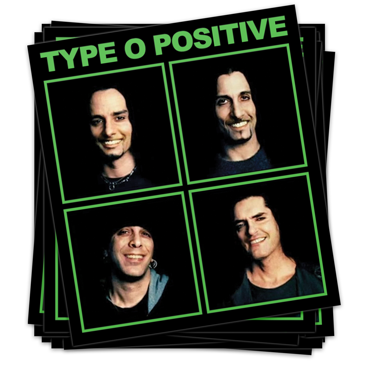 Peter Steele | Type O Negative | "Type O Positive" | Sticker – 3D ...