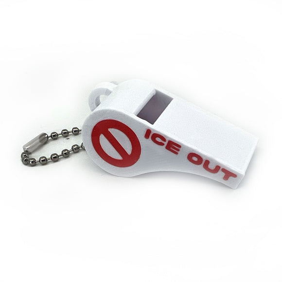 ICE OUT Awareness Whistle — Stay Alert. Stay Together. – Muckychris