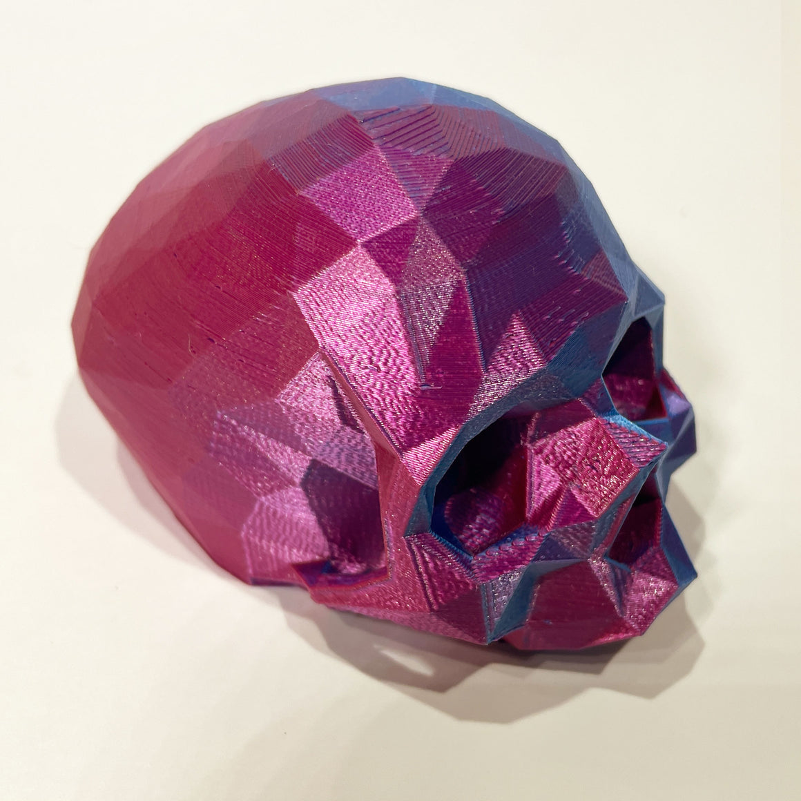 Low Polygon Human Skull | Various Sizes – 3D Printing by Muckychris