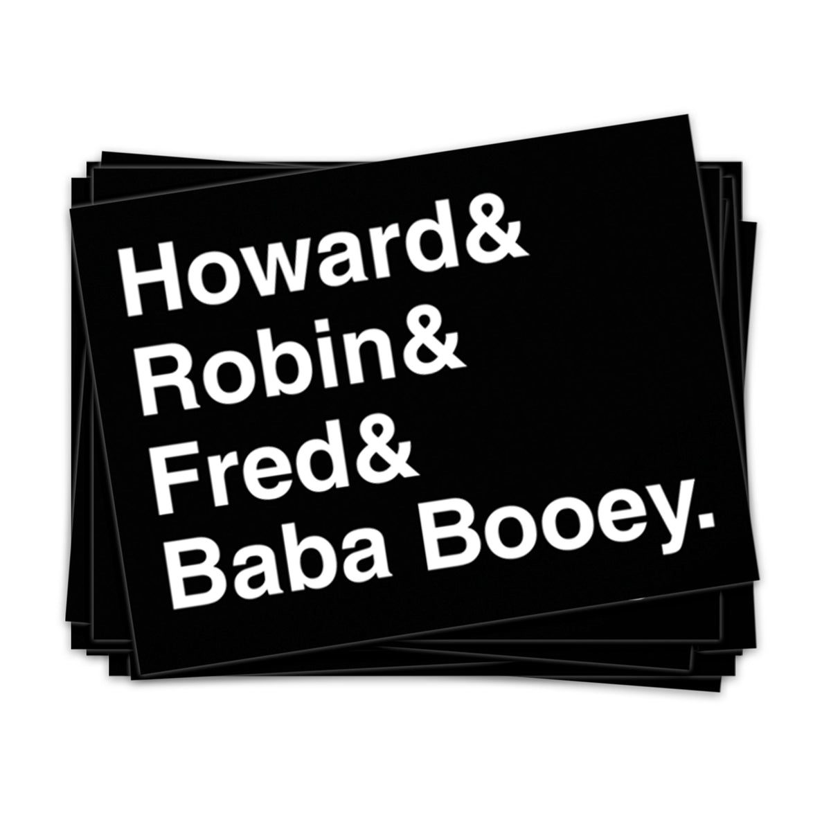 Howard Stern "Staff Origins" | Sticker – 3D Printing by Muckychris