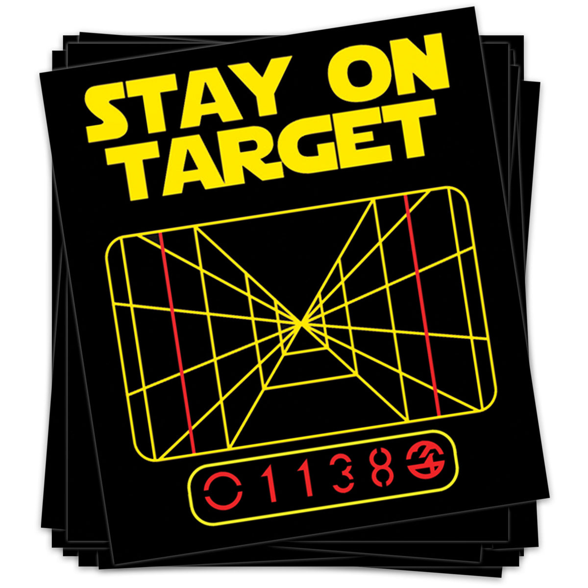 Stay on Target | Sticker – 3D Printing by Muckychris