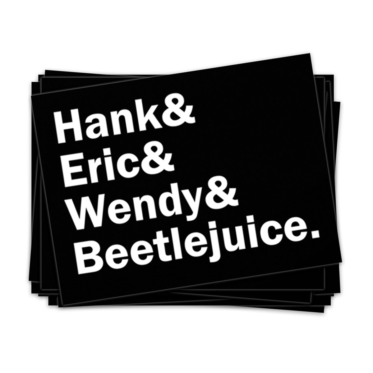 Howard Stern | "Wack Pack Origins" | Sticker – 3D Printing by Muckychris