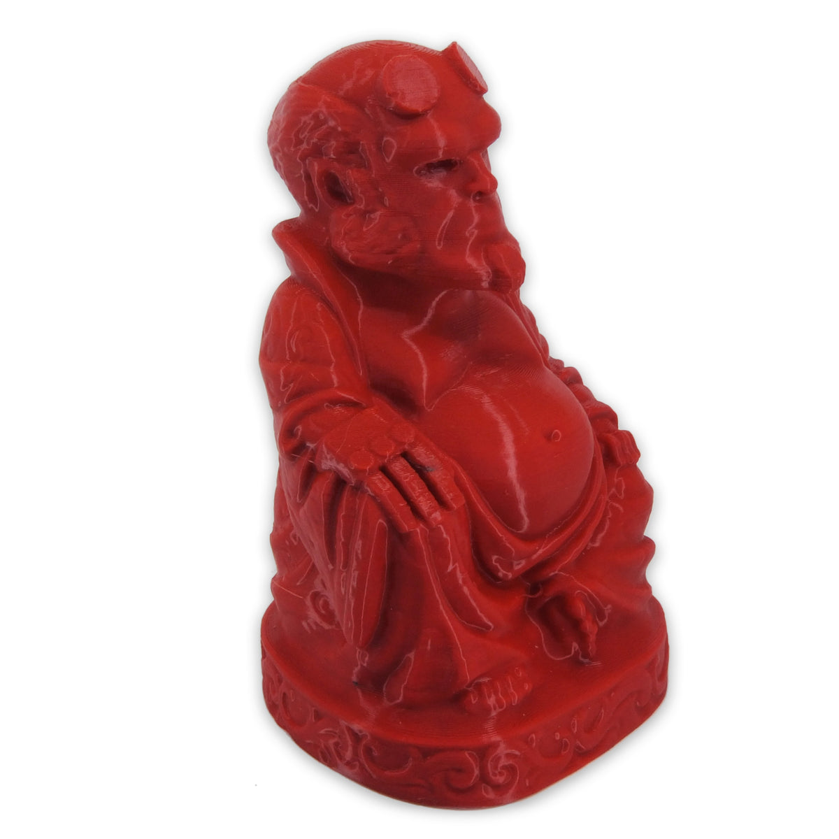 Hellboy Buddha | Crimson Red – 3D Printing by Muckychris