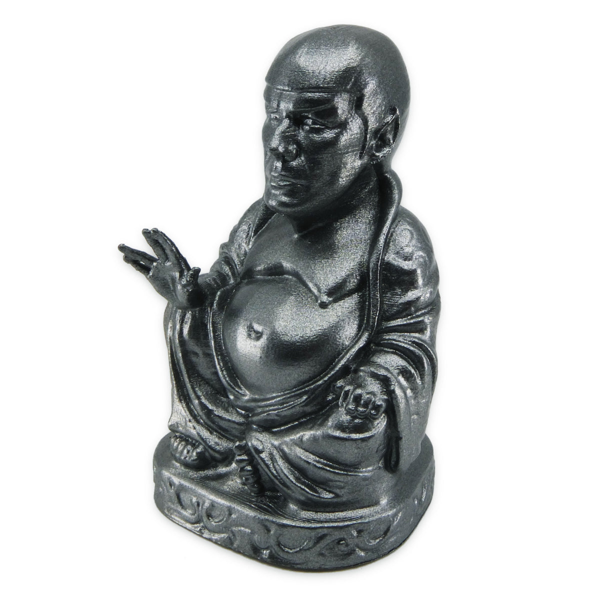 Spock Buddha | Dark Steel – 3D Printing by Muckychris